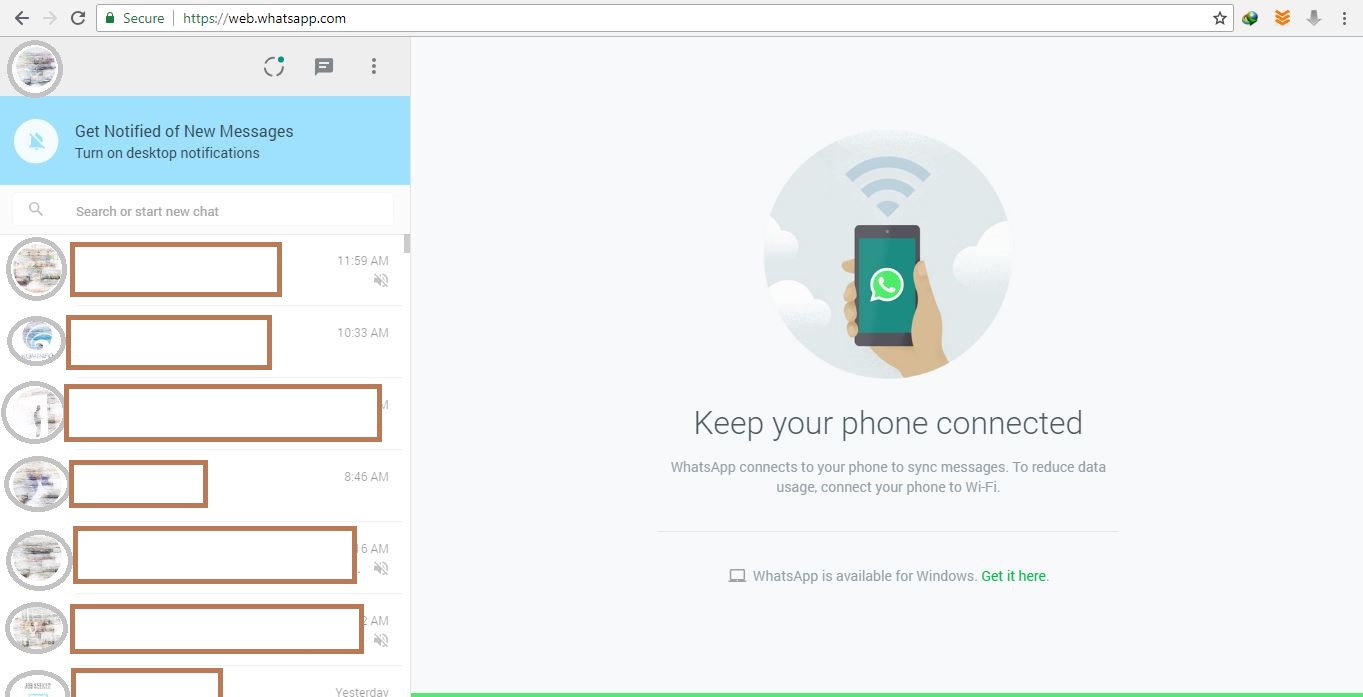 Cara akses WA melalui Web Browser ~ Teknologi Informasi dan Komunikasi