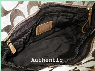 Exclusively Coach!: Picture Comparison of Authentic and Counterfeit Coach