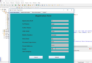 Job Seeker Java Project Free Download With Database
