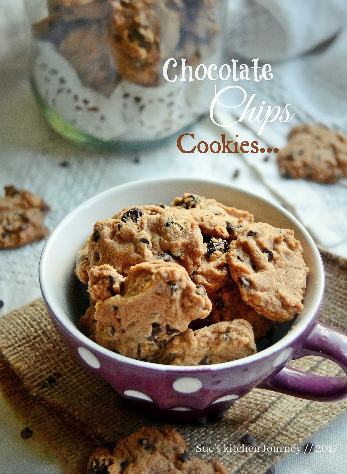 Biskut Chocolate Chips rangup dan sedap! ~ Swesia's Journey