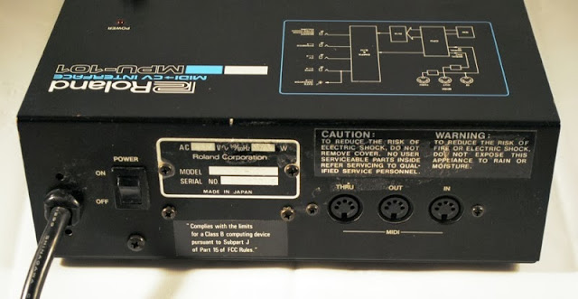 MATRIXSYNTH: Roland MPU-101 Midi - CV Gate 4-channel Converter Interface