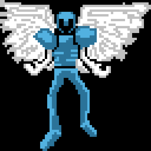 8-Bit City: Pixel Art: Angel