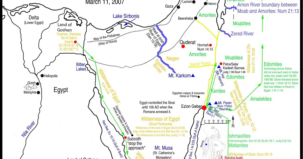 TheBibleNet: Numbers 33:1-56