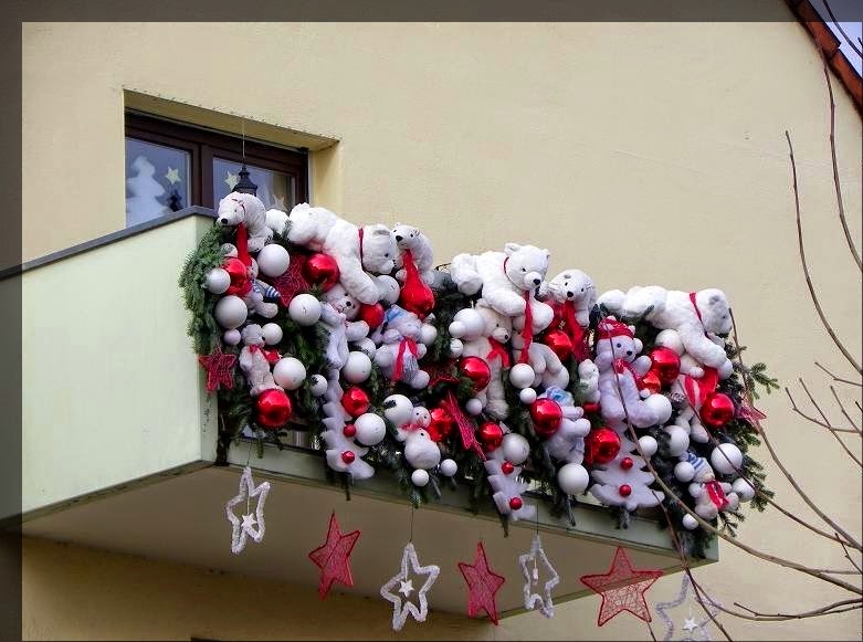 Balcones en Navidad - Colores en Casa