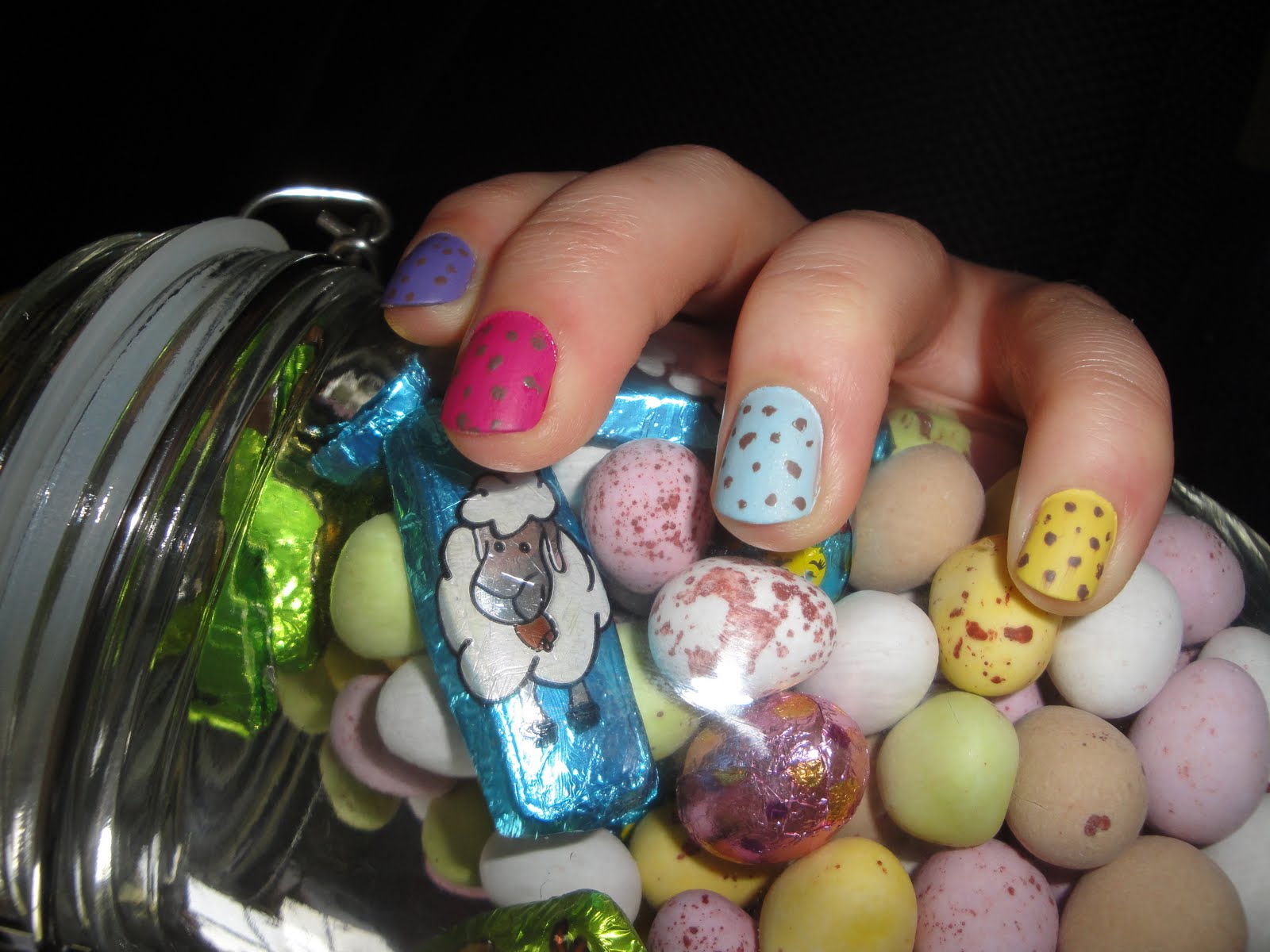 Easter Mini Egg Nail Art - Imagination In Colour