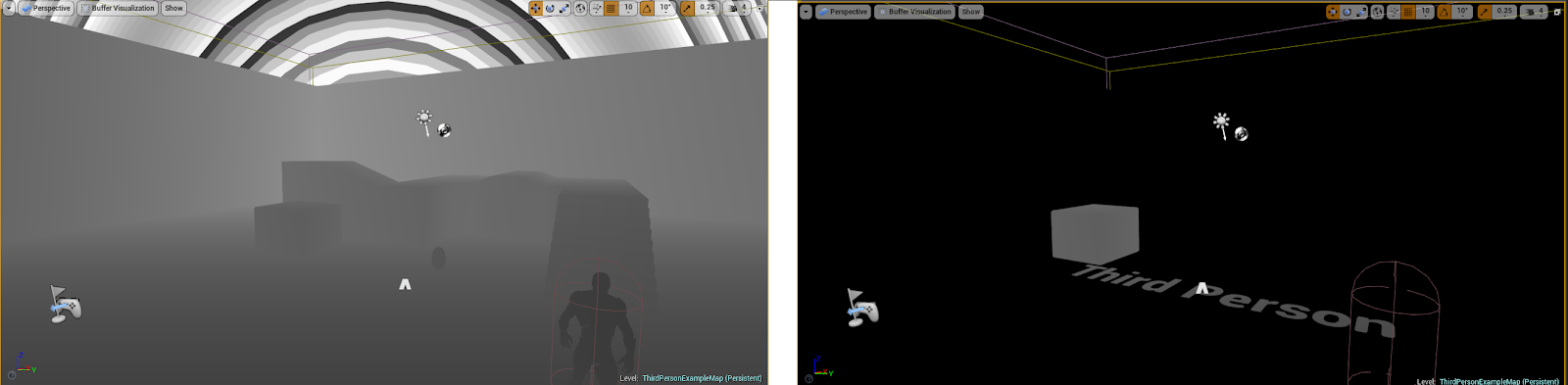 Partial Post-Process Effect Application in UE4