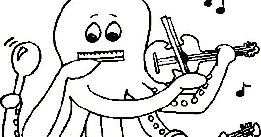 Klassisk musik for børn: Tegninger til farvelægning