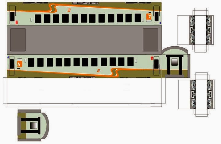 paper craft kereta api indonesia: Paper Craft kereta api indonesia