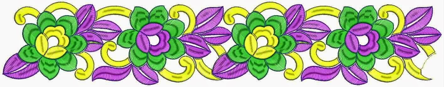 EmbDesignTube: Fancy Cording Lace Border Designs 2014