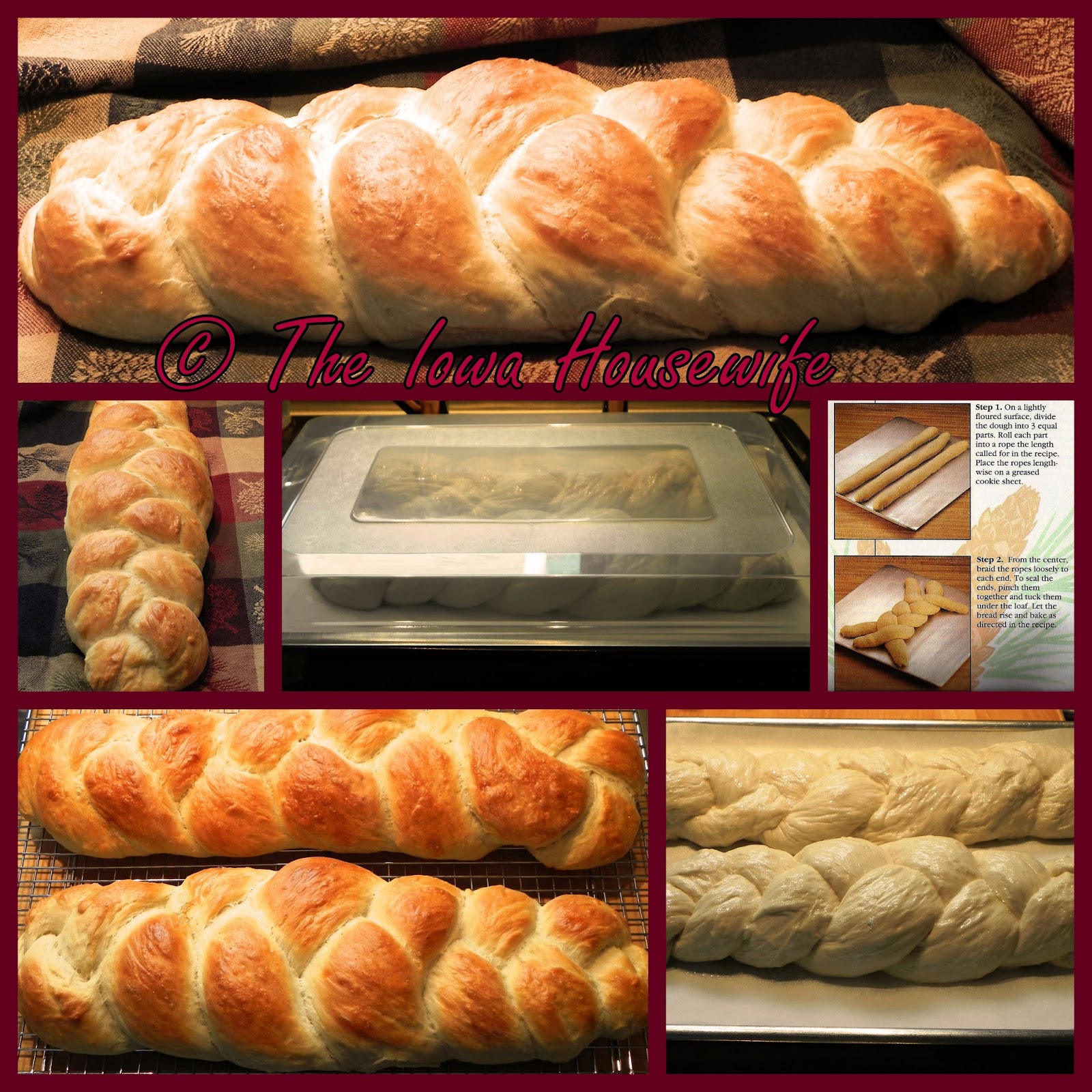 The Iowa Housewife: French Bread Braids