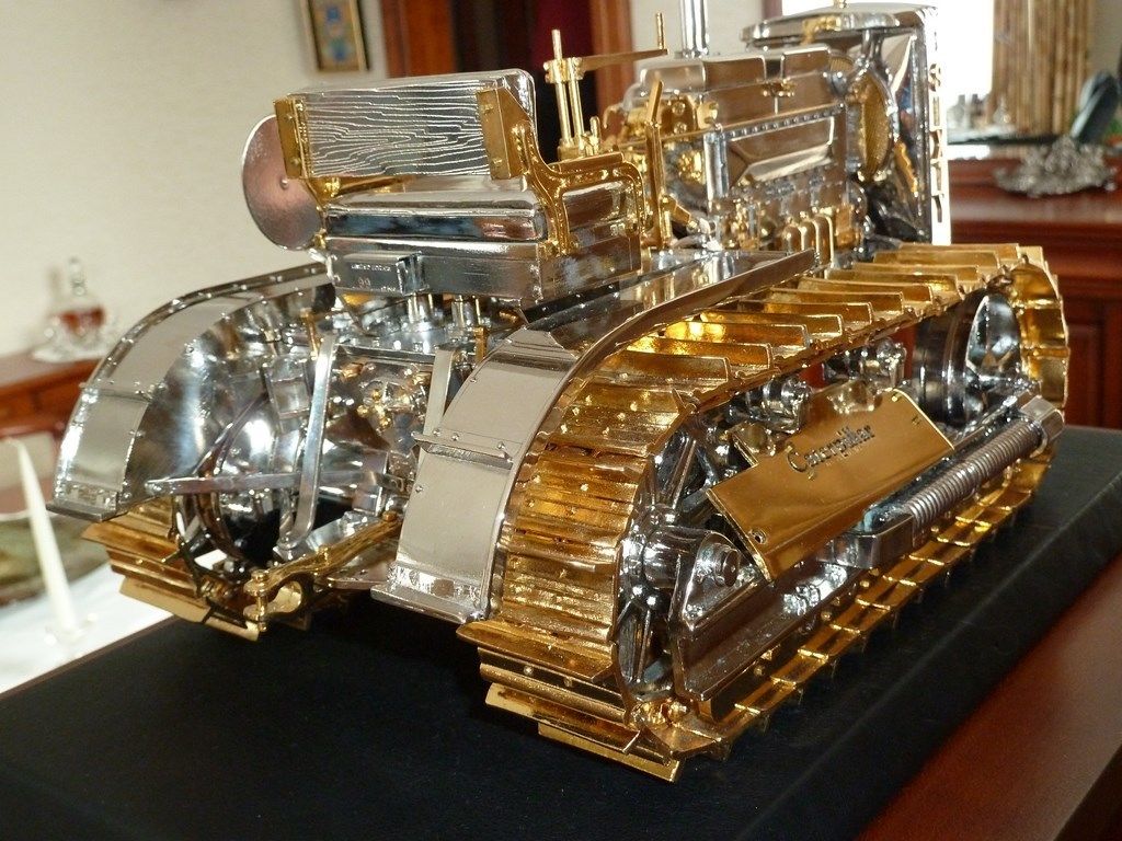 Just A Car Guy: Caterpillar Sixty silver and gold models were made for ...