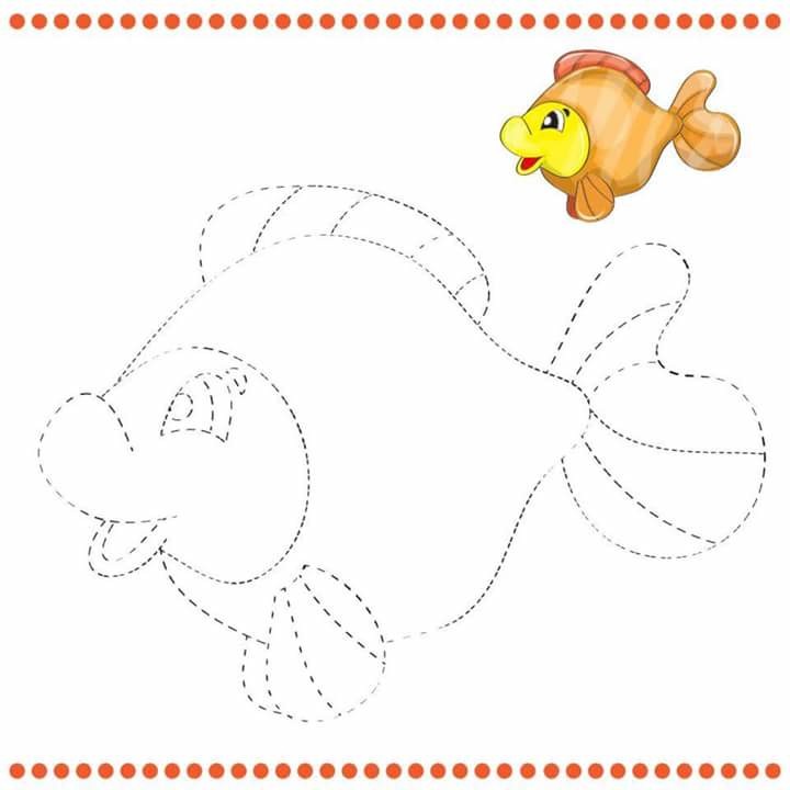 Drawing Animals for Preschool - Malvorlage