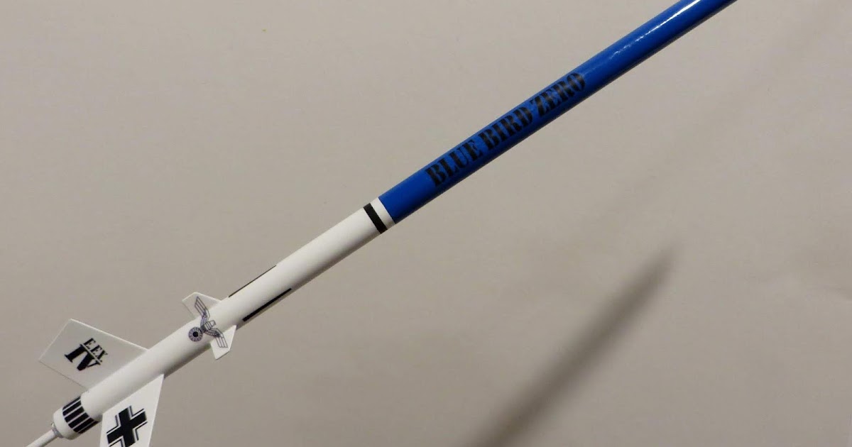 Model Rocket Building: Semroc MMX Blue Bird Zero Build, Finished