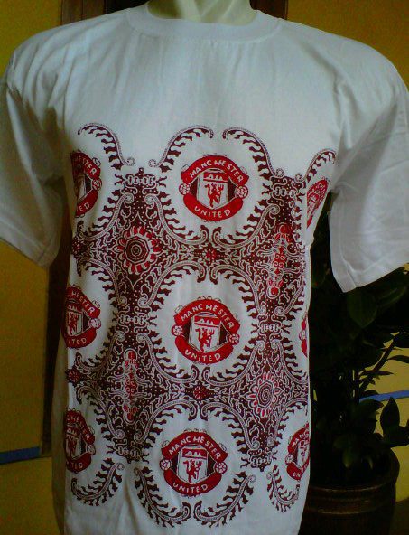 batik bola klub terkenal : mu , real madrid , barcelona | grosir batik ...