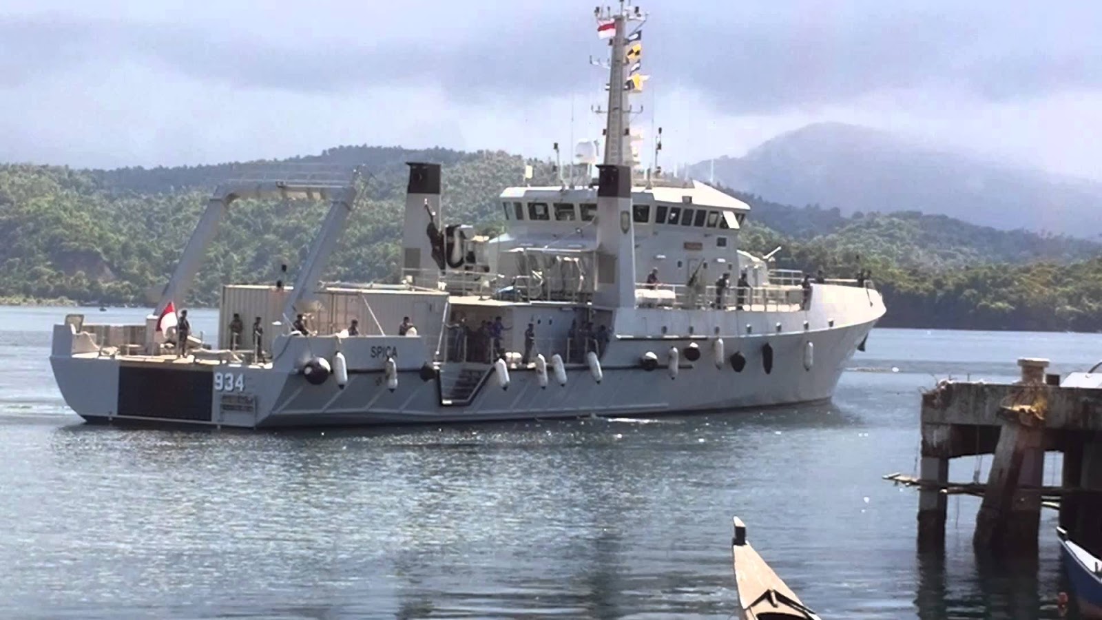 Kapal Perang Kri Spica (934) Tni Al Indonesia | blog. paperplane