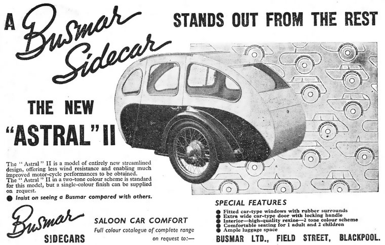 John Edward Cooper’s Notes: The motorbike and sidecar