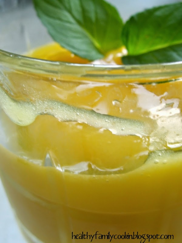 Healthy Family Cookin': Fresh Mango Slushie