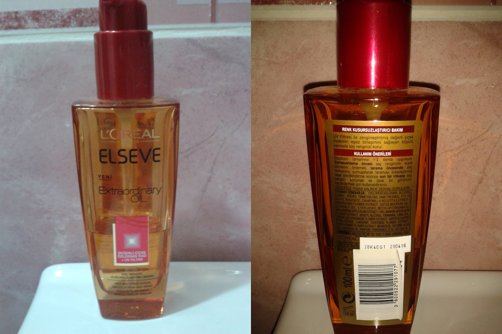 DİLERSEM: LOREAL ELSEVE EXTRA ORDİNARY OİL