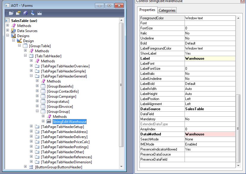 Use of container in display method in AX - Microsoft Dynamics AX - Technical