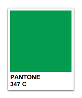 Orange Crate Art: Pantone 347