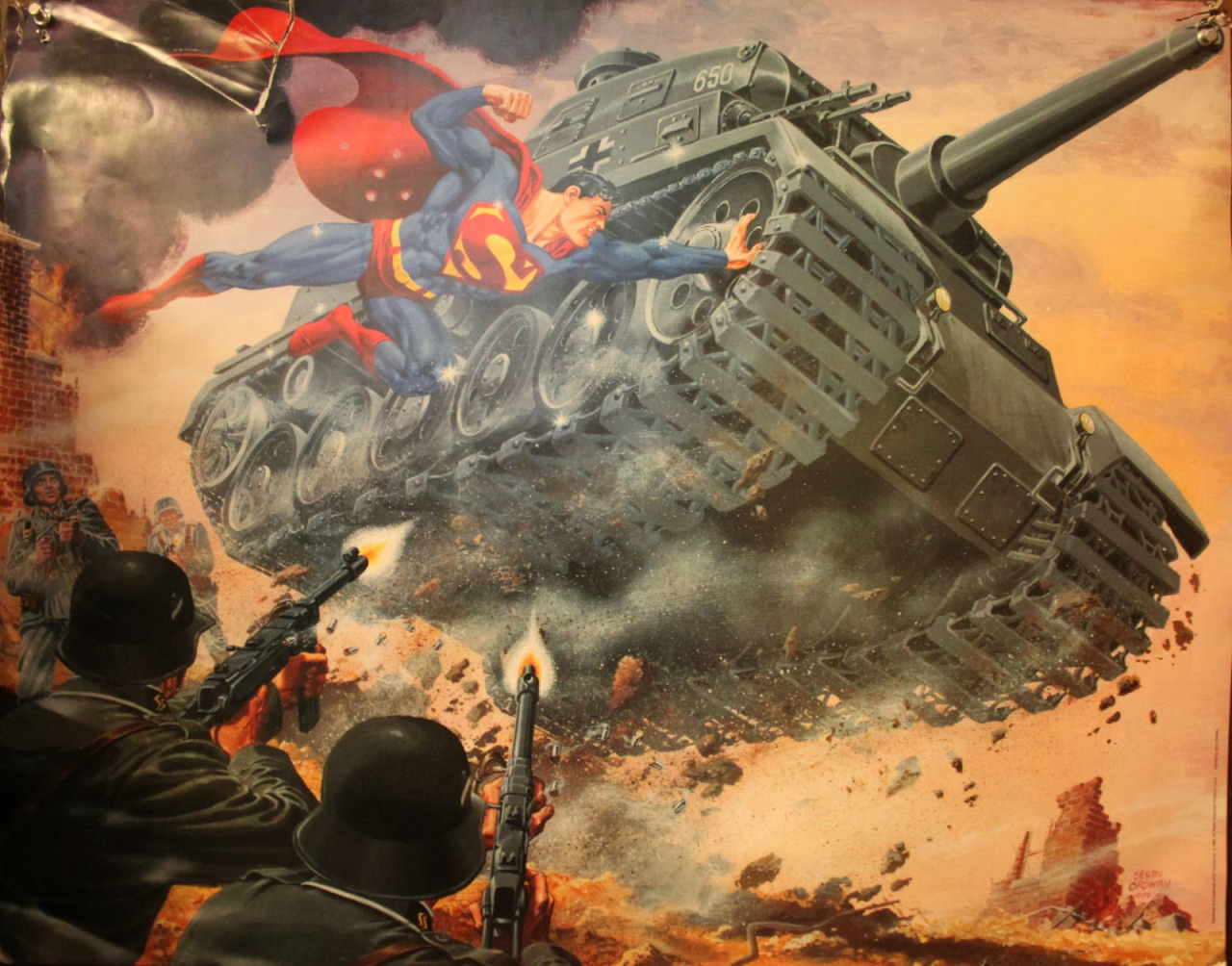 The Dork Review: Rob's Room: Superman vs Nazis by Jerry Ordway