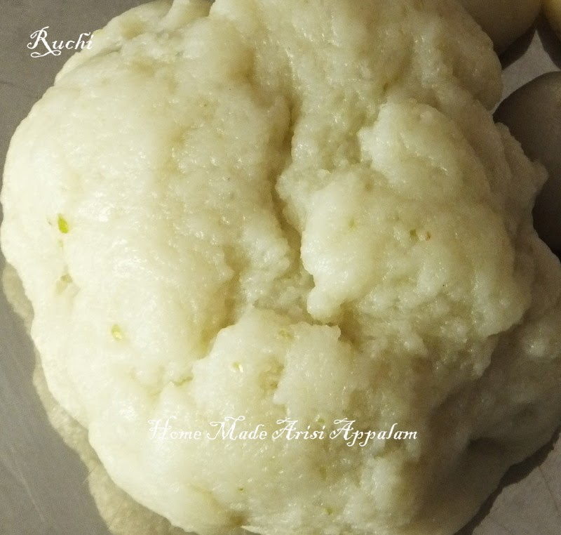 Ruchi: Home Made Arisi Appalam