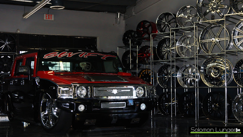 Solomon Lunger Photography: Hummer H2 Laying Frame on 30 Inch Asantis ...