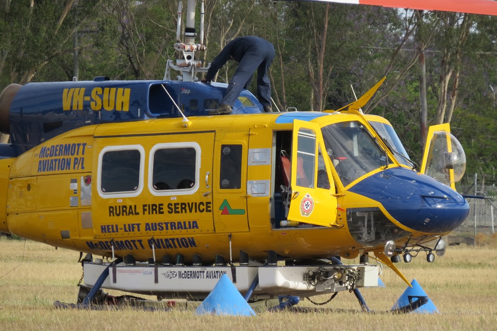 Central Queensland Plane Spotting: Bush Firefighting Bell 214B-1 ...