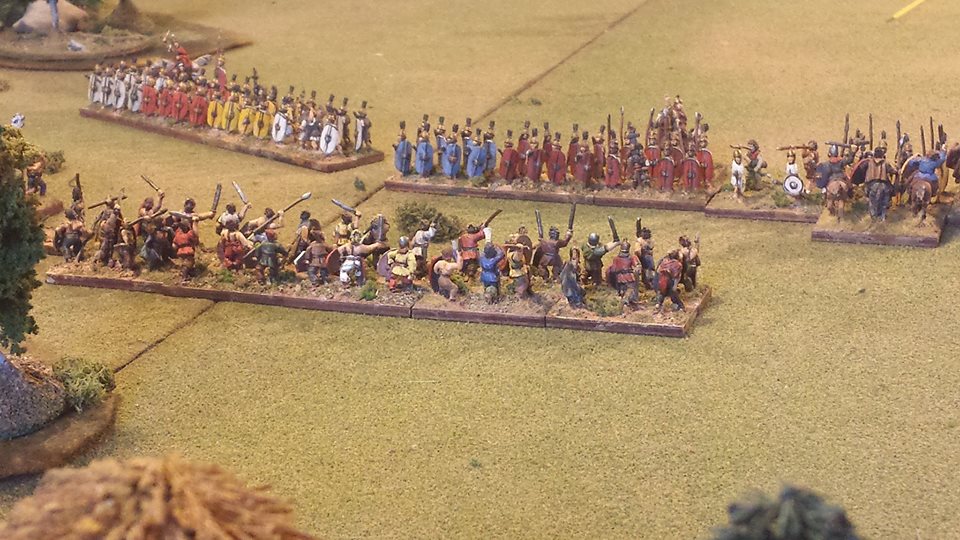 The Wall of Shields: Rome v. Gaul: L'Art Action Online!