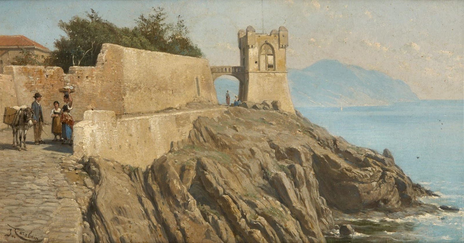 Jacques François Carabain | Romantic Cityscape painter | Tutt'Art ...