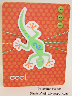 Staying Crafty: Gecko Card