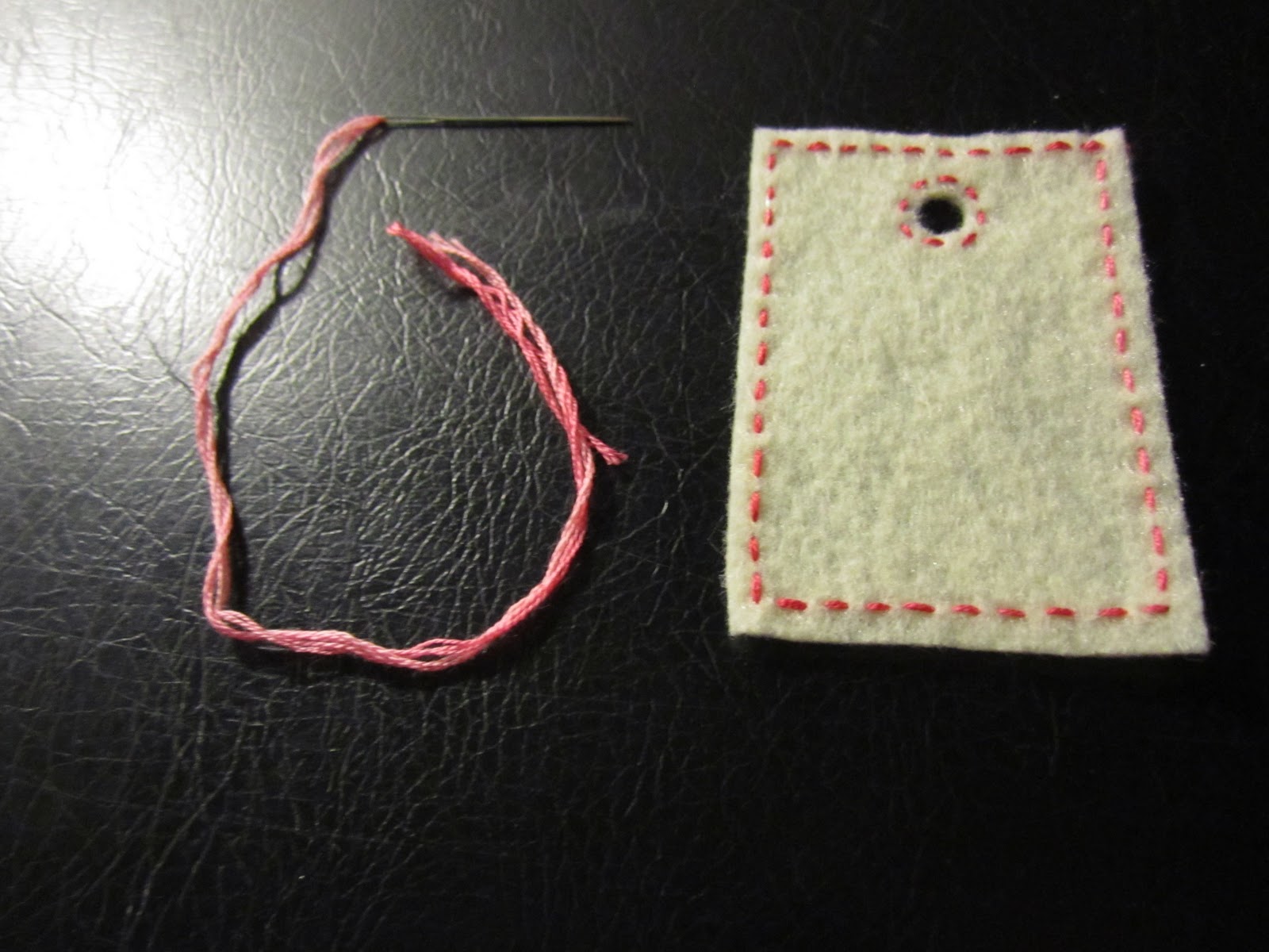 Busy Fingers: Embroidered Felt Gift tags