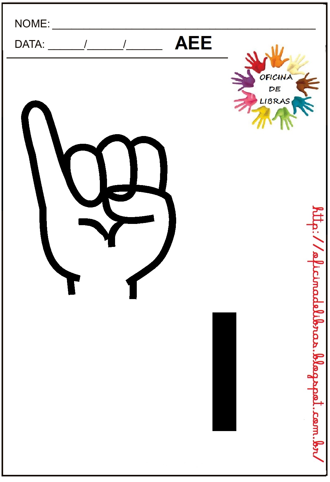 Oficina de Libras: Outubro 2016