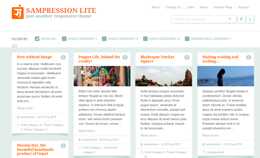 Wordpress Themes Directory