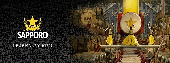 If It's Hip, It's Here (Archives): Stunning Sapporo Beer Ad, Website ...