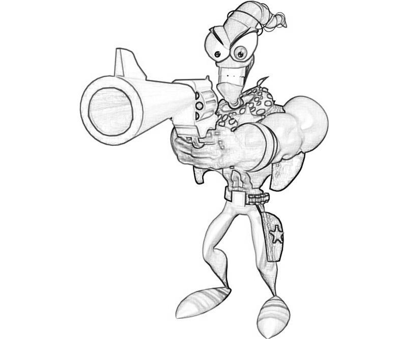 Earthworm Jim Coloring Pages Coloring Coloring Pages