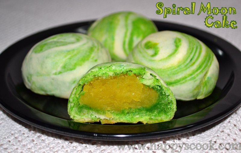 Spiral Moon Cake Recipe - International Food Challenge ( IFC #1 ...