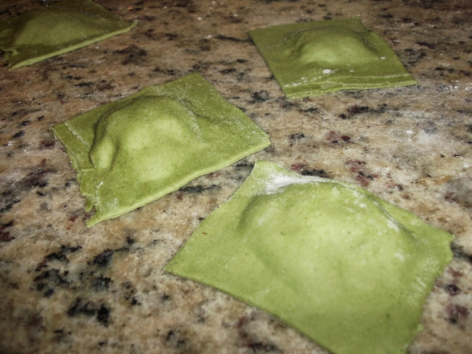 HCF: Whole Wheat Spinach Ravioli with Grilled Vegetables Stuffing