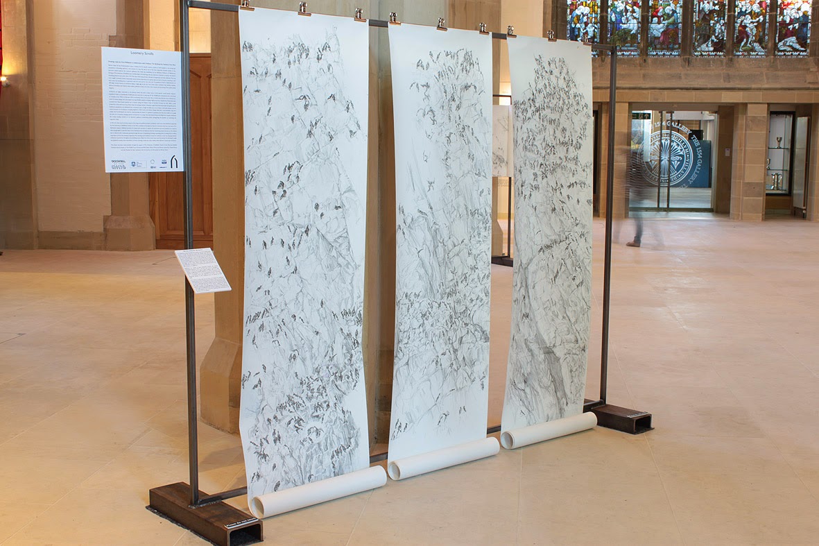 Drawing Blog: LOOMERY SCROLLS EXHIBITION