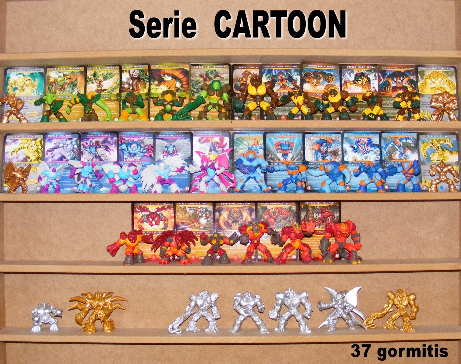 Gormiti: Mega-lote en venta: 617 gormitis distintos