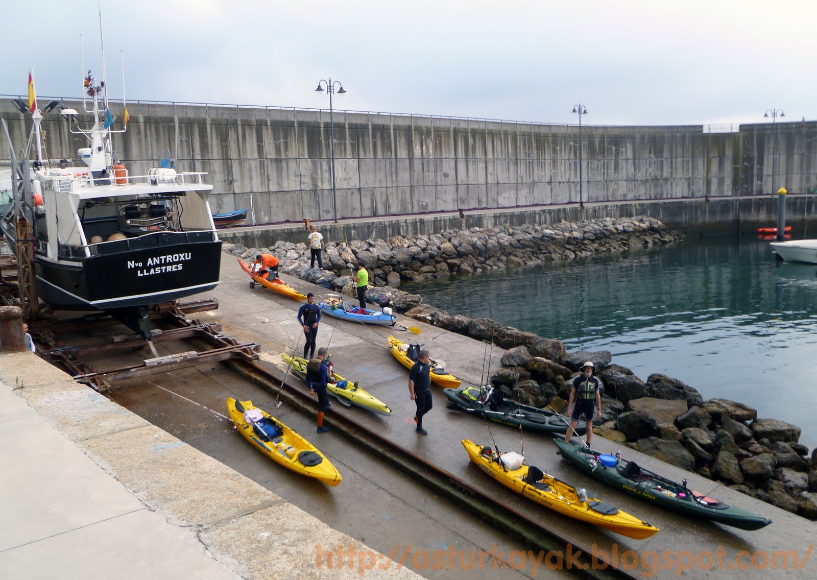 AsturKayak: Primer Open/Campeonato de Asturias de pesca en kayak