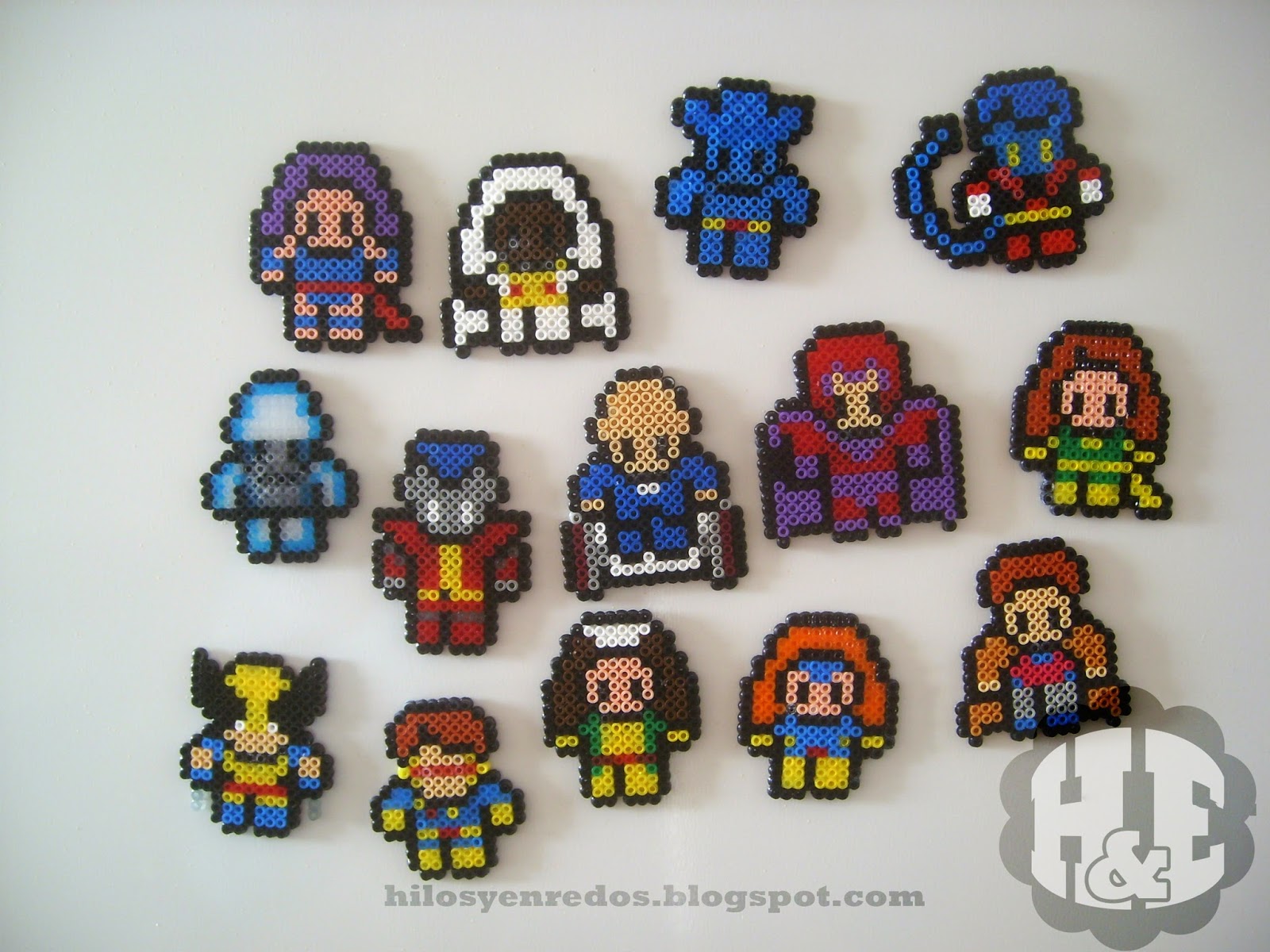 Hilos y enredos: X-Men con hama