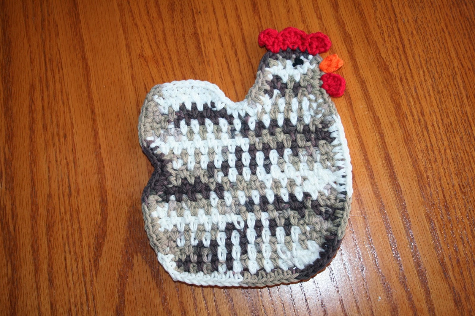 Rustic in the city: Crochet Chicken Coasters