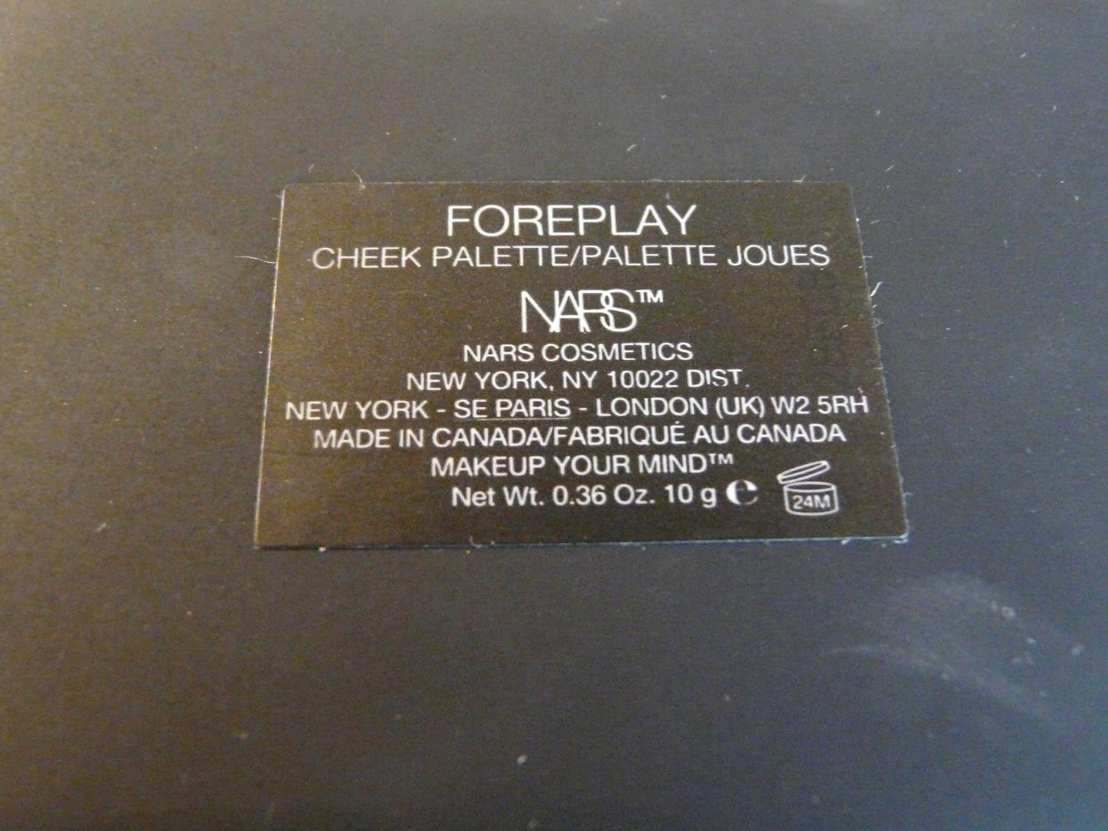 LovelyThings13: NARS Foreplay Palette : Review and Swatches.