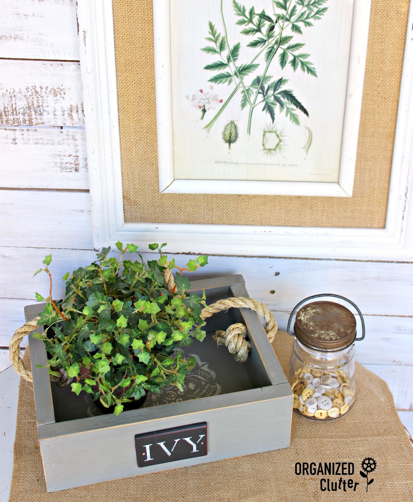 Rummage Sale & Thrift Shop Items Get a Decor Makeover - Organized Clutter