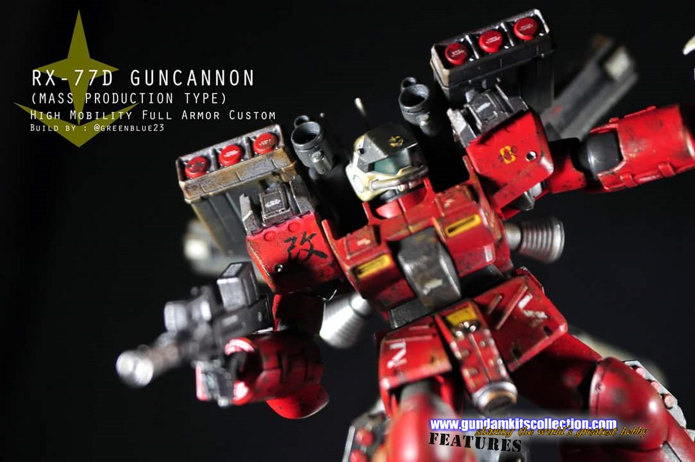 Custom Build: 1/144 Assault Guncannon - High Mobility Full Armor Custom