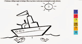 Infantil Recursos Tic- Educación: Descubre los colores del dibujo