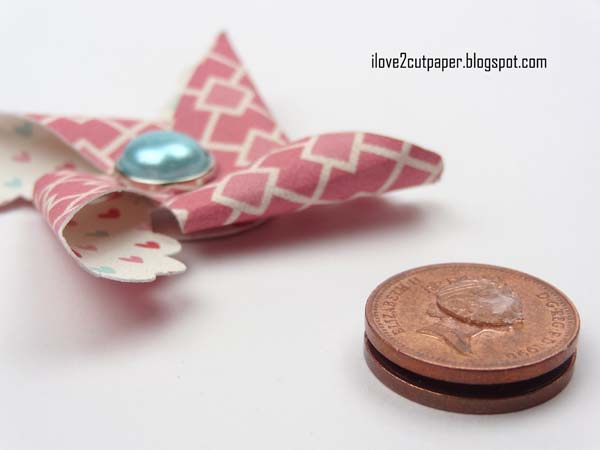 i love 2 cut paper: Penny Spinner Card