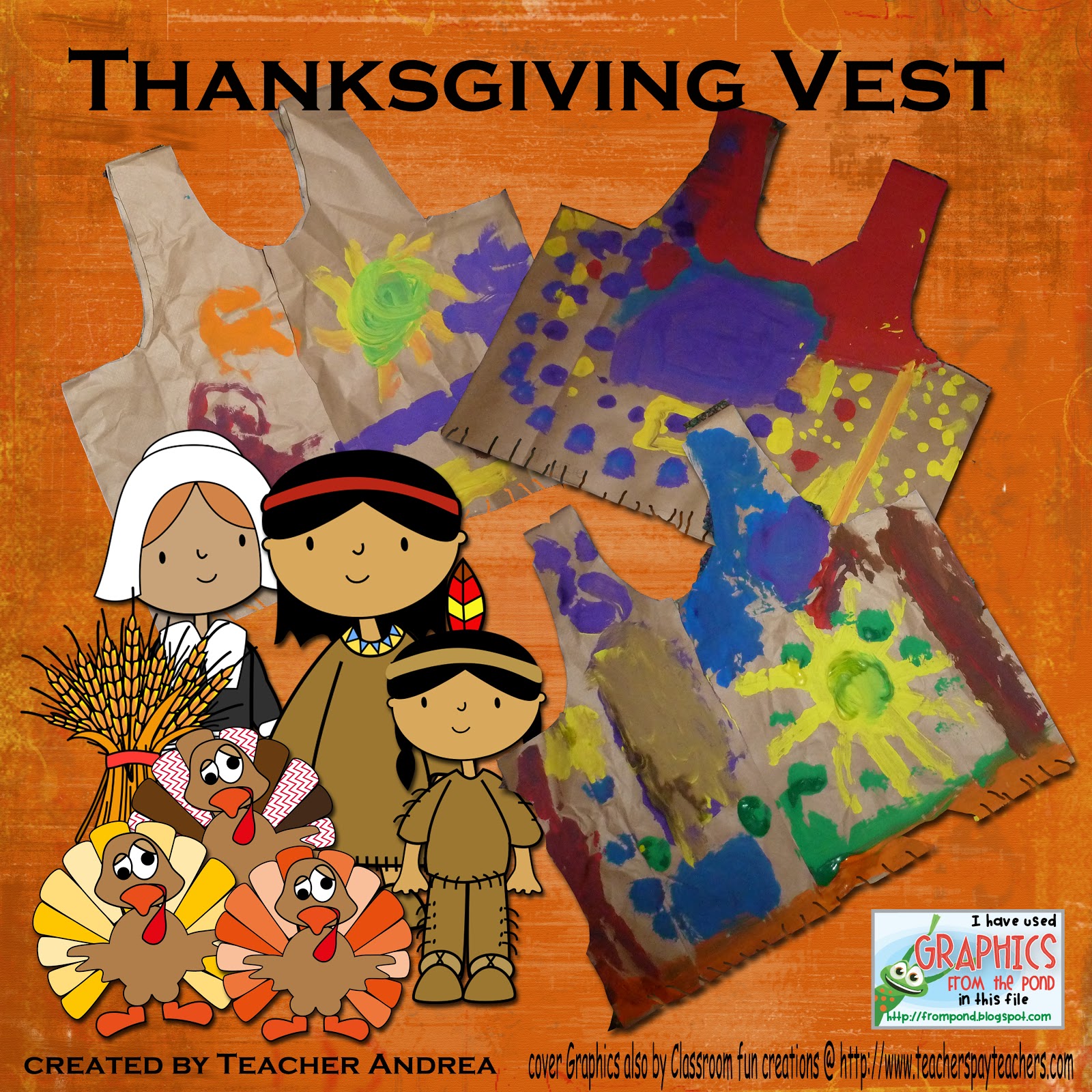 ABC SCHOOL: Thanksgiving Vest Freebie