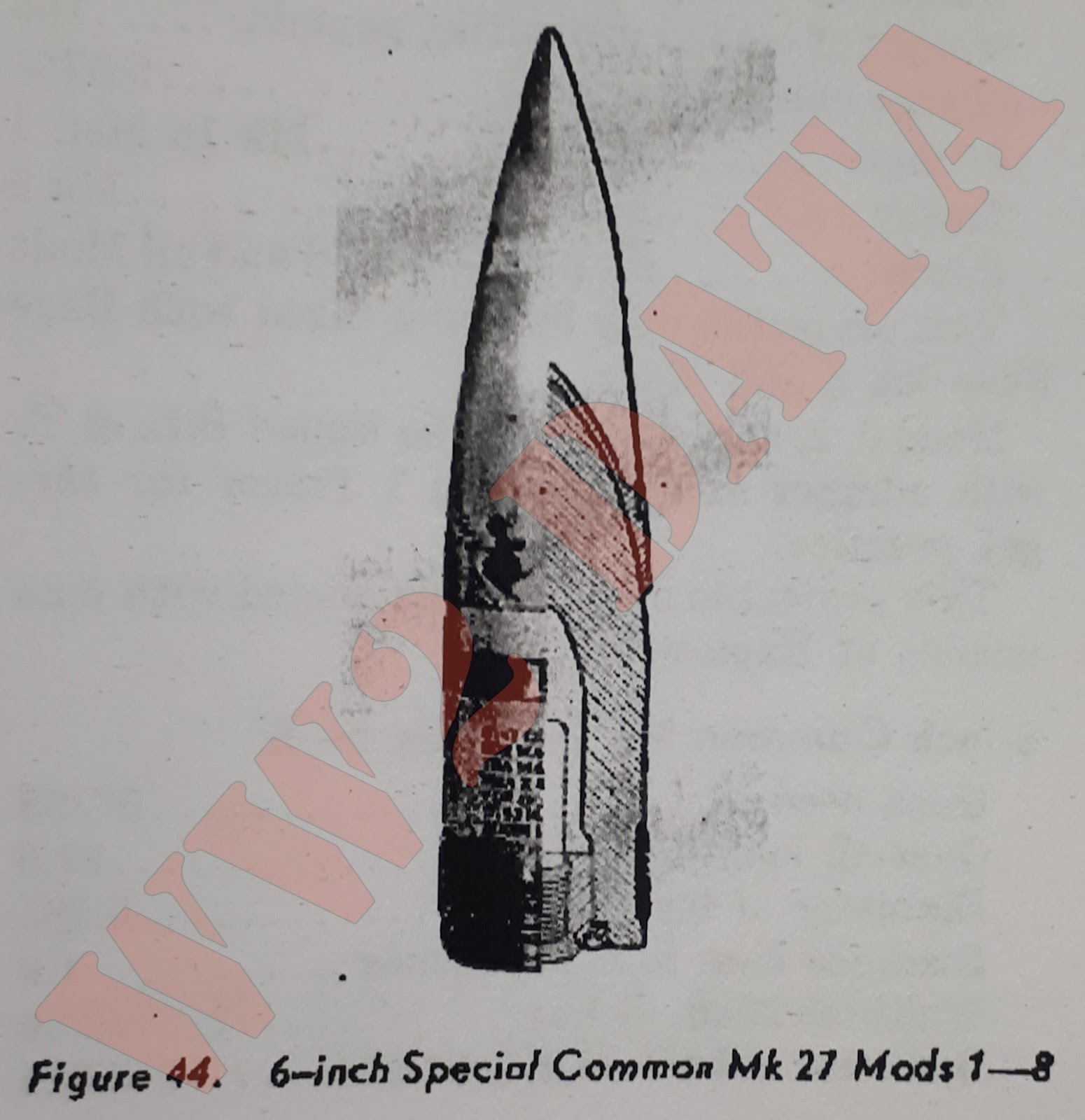 WW2 Equipment Data: American Projectiles and Explosives - 6-inch ...